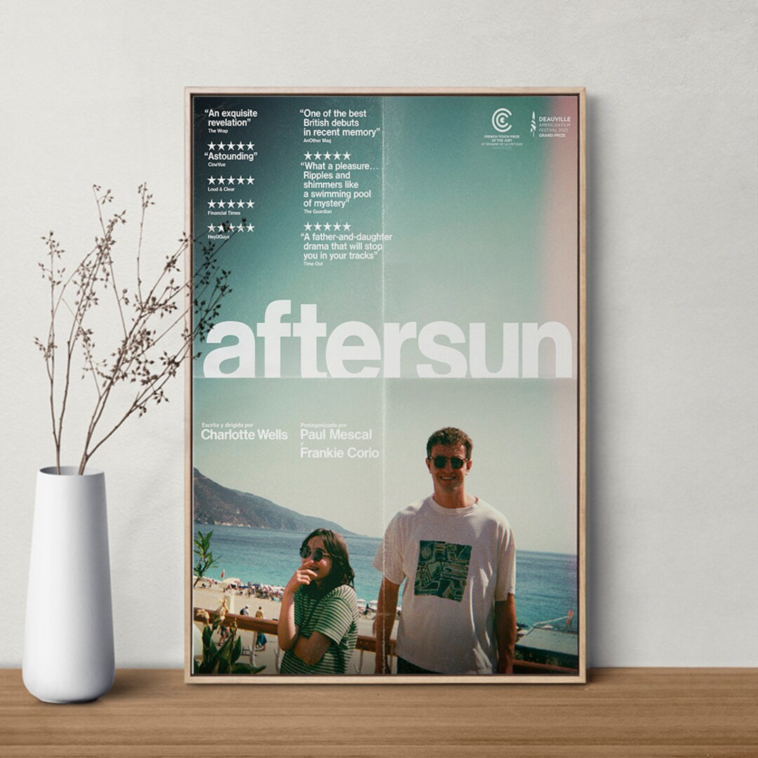 Aftersun Movie Poster, Movie Wall Art, Canvas Poster Printing, Custom ...
