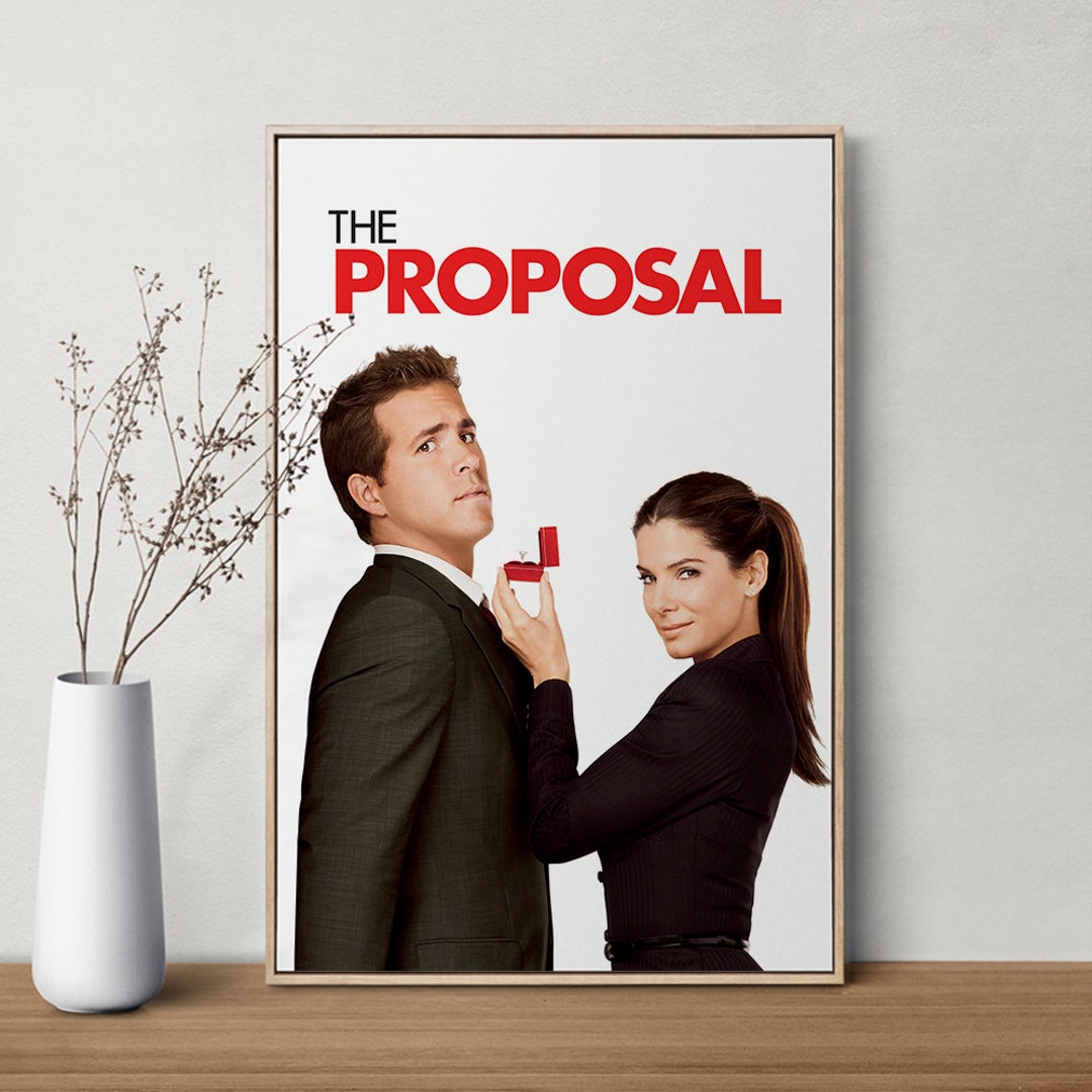 The Proposal Retro Movie Poster, Movie Wall Art, Canvas Poster Printing ...