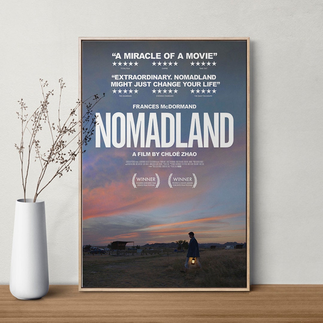 Nomadland Retro Movie Poster, Movie Wall Art, Canvas Poster Printing ...