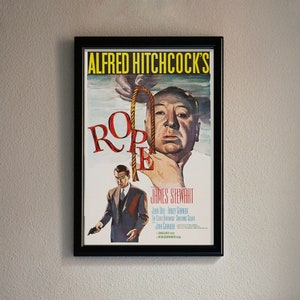 Rope Retro Movie Poster, Movie Wall Art, Canvas Poster Printing, Custom ...