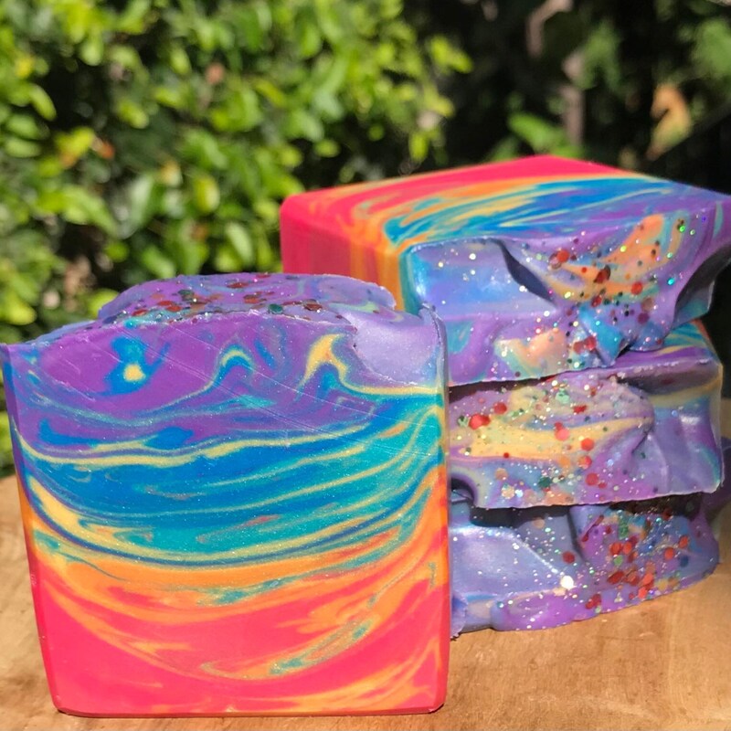 Rainbow Soap - Etsy