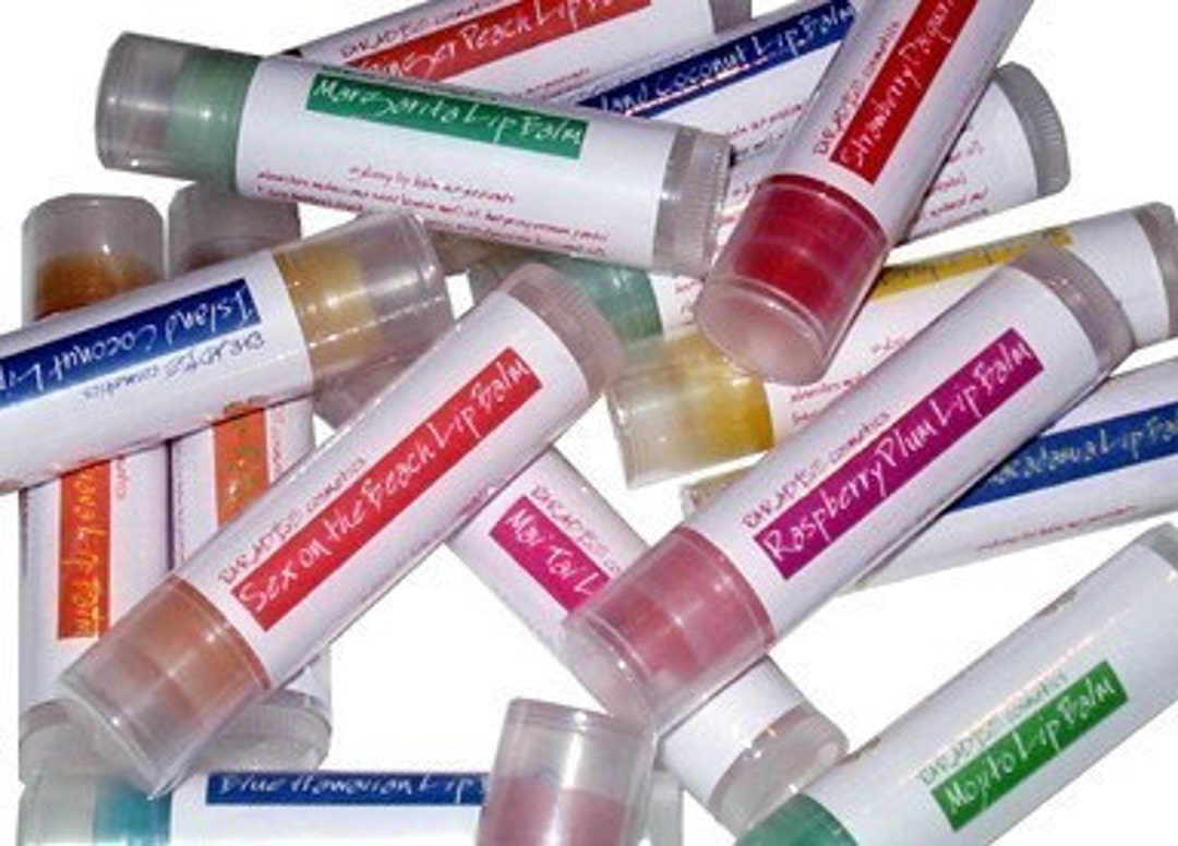 CHOOSE Five (5) LIP BALMS Over 50 Flavor Choices (tropical, Bakery ...