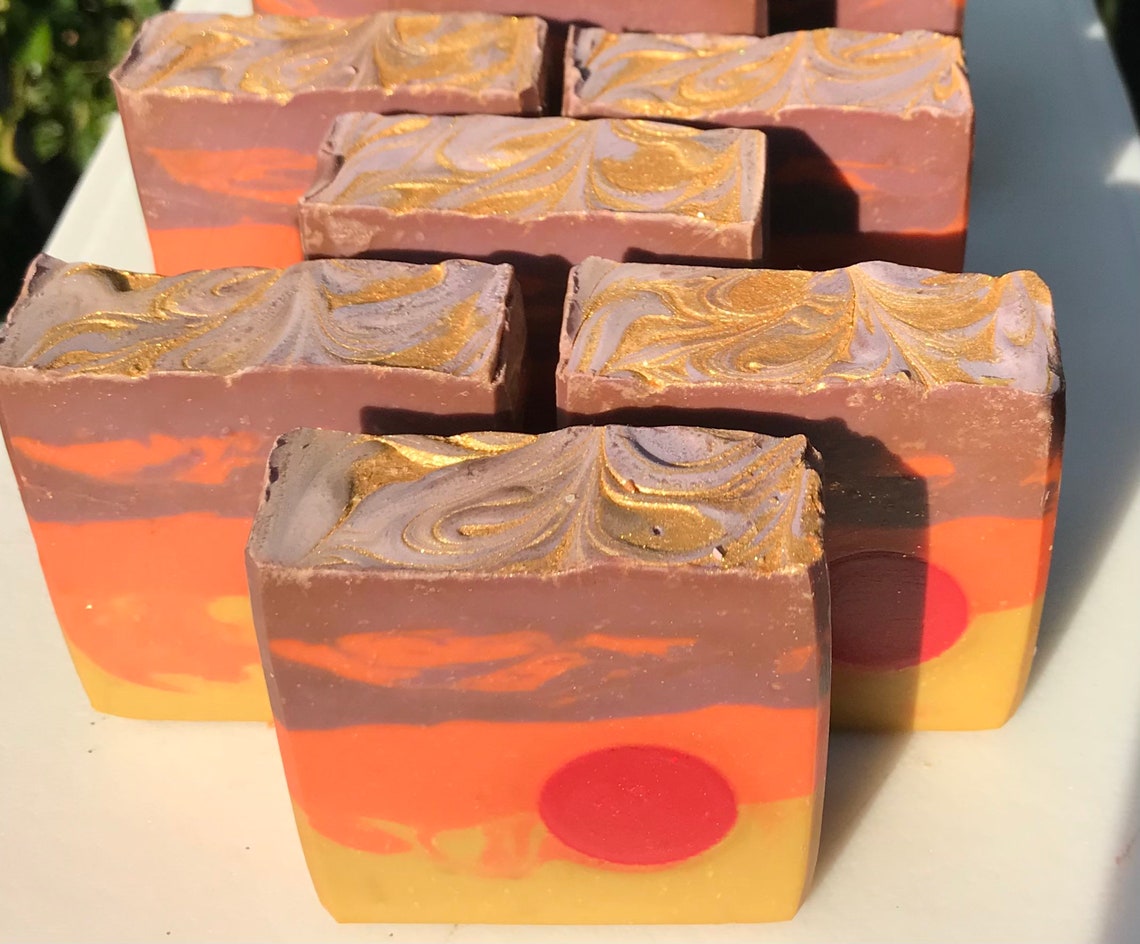 NILE SUNSET SOAP Sunrise Soap Tropical Soap Horizon Soap | Etsy