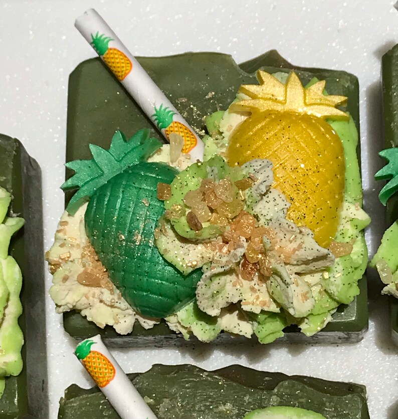 SALE - Pineapple Lime MOJITO Artisan Soap - Tropical Cocktail - Etsy