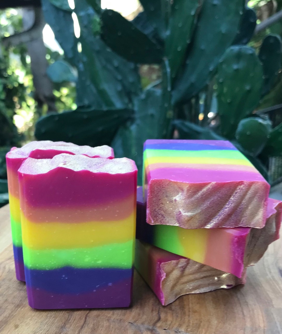RAINBOW LOVE Artisan Soap | Rainbow Soap - Etsy