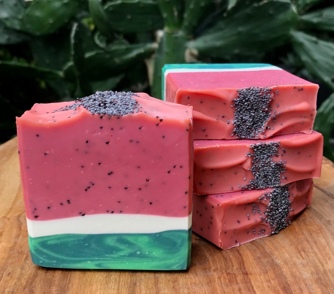 WATERMELON SUGAR SOAP | Watermelon Candy Soap | Watermelon Soap ...