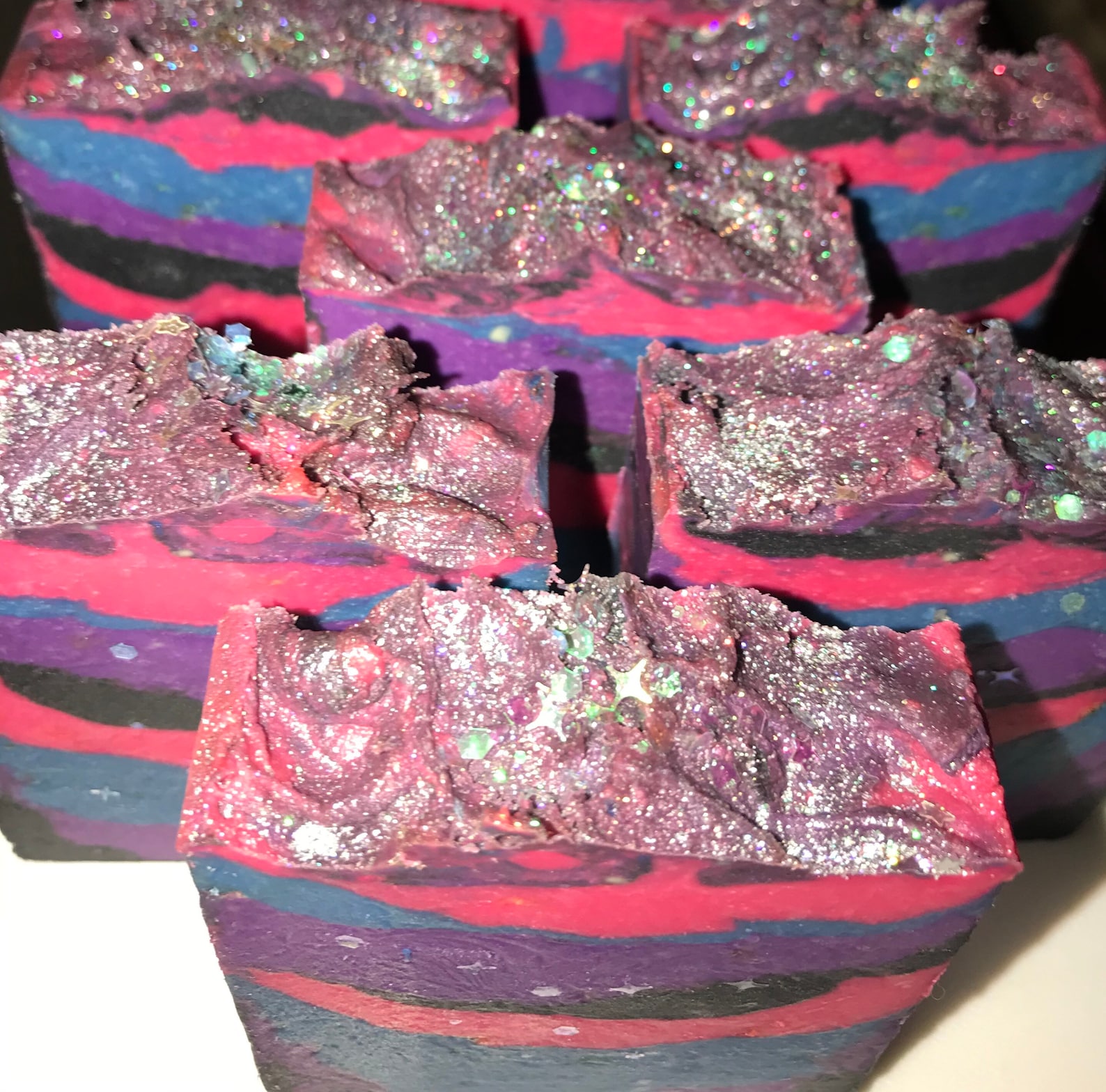 Milky Way GALAXY SOAP Triple Butter Artisan Rose Soap - Etsy