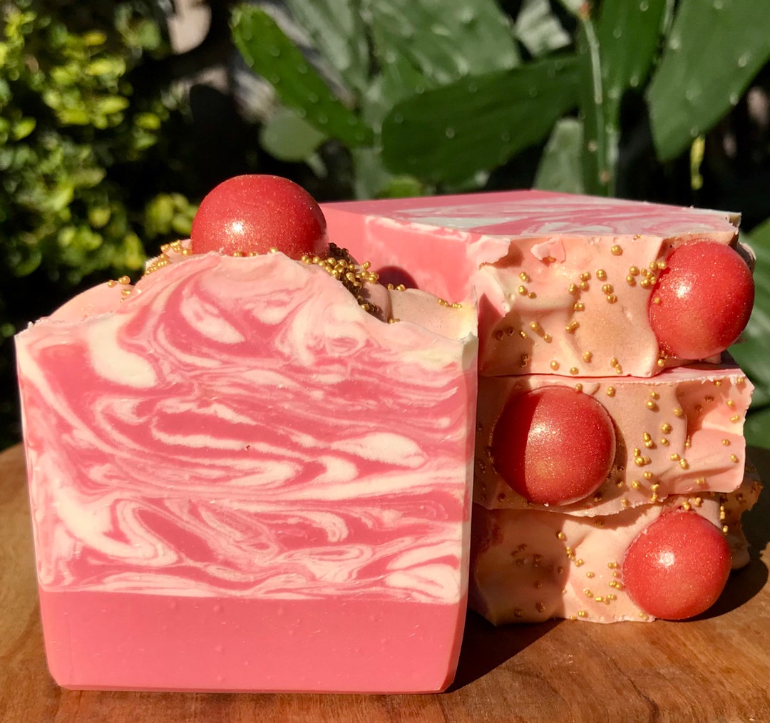 PEACH BELLINI SOAP | Peach Soap | Champagne Soap | Artisan Soap | - Etsy
