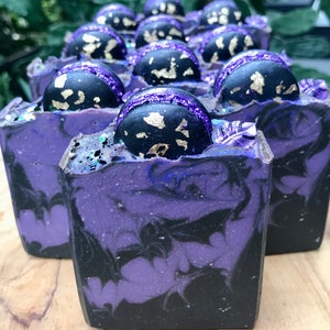 Midnight BLACKBERRY MACARON SOAP Blackberry Soap Bakery Soap Artisan ...