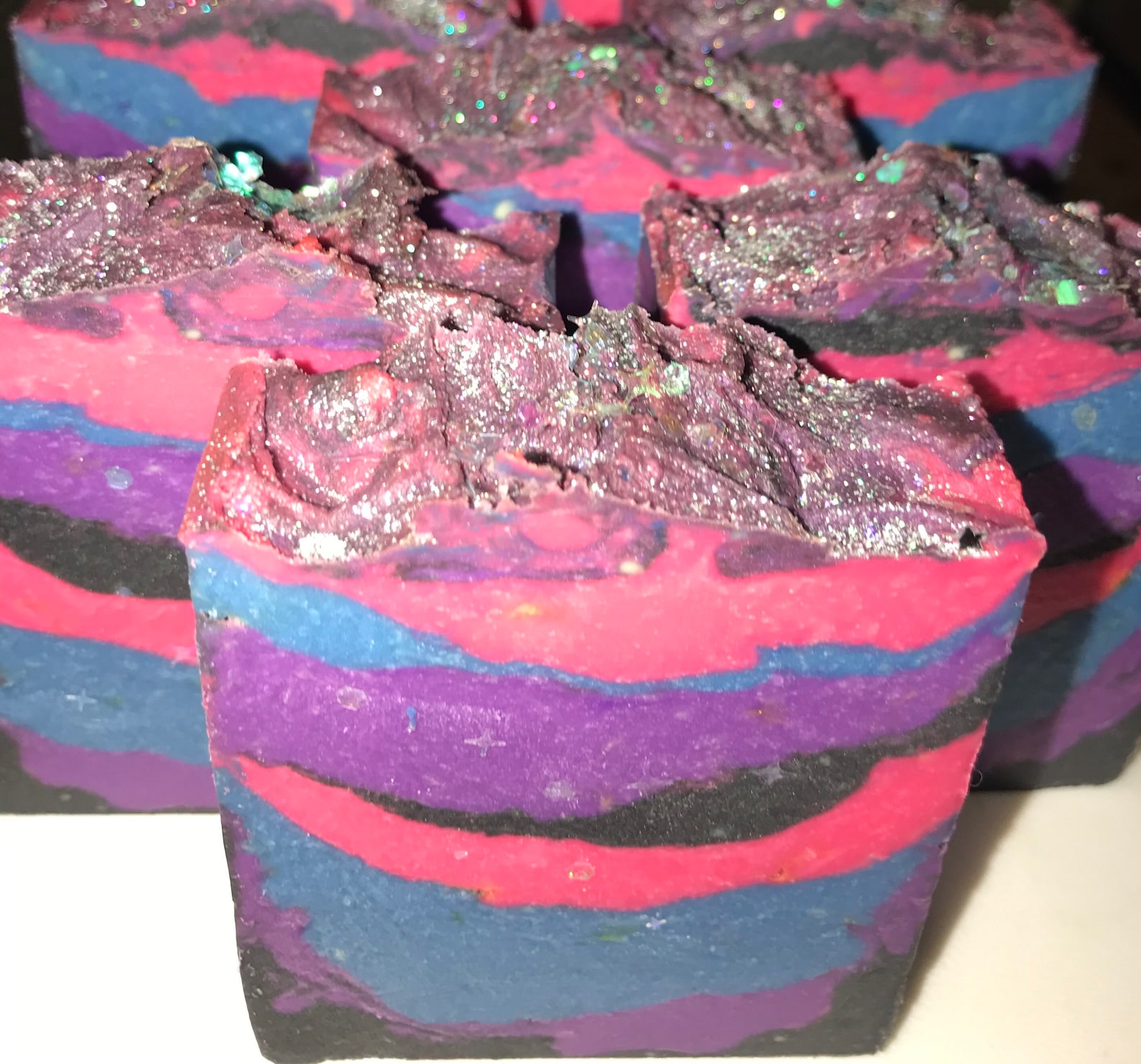 Milky Way GALAXY SOAP Triple Butter Artisan Rose Soap - Etsy