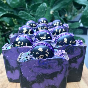Midnight BLACKBERRY MACARON SOAP Blackberry Soap Bakery Soap Artisan ...