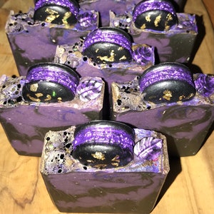 Midnight BLACKBERRY MACARON SOAP Blackberry Soap Bakery Soap Artisan ...