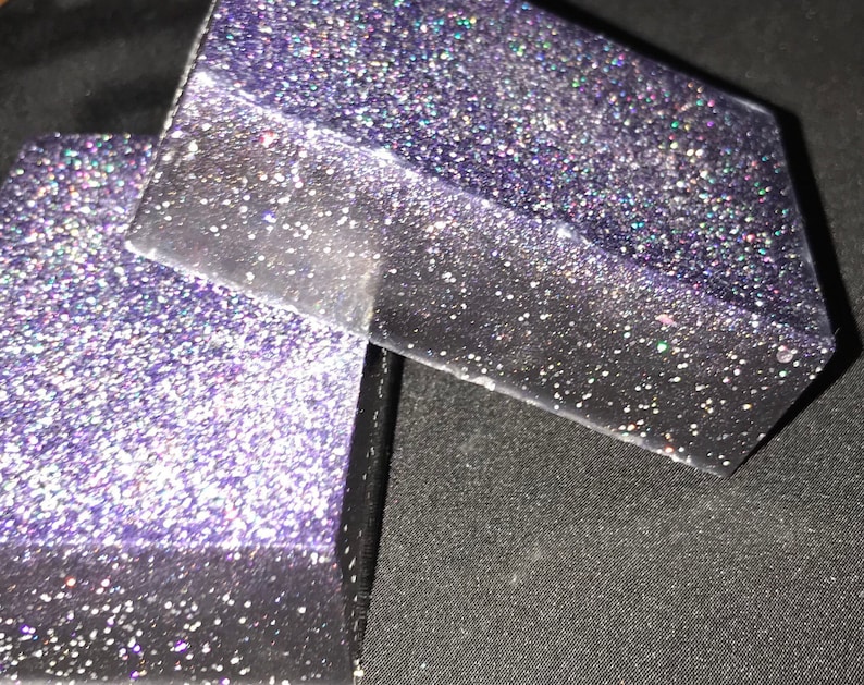 BLACK SOAP | Galaxy Soap | Holographic Glitter Soap | Glycerin Soap ...