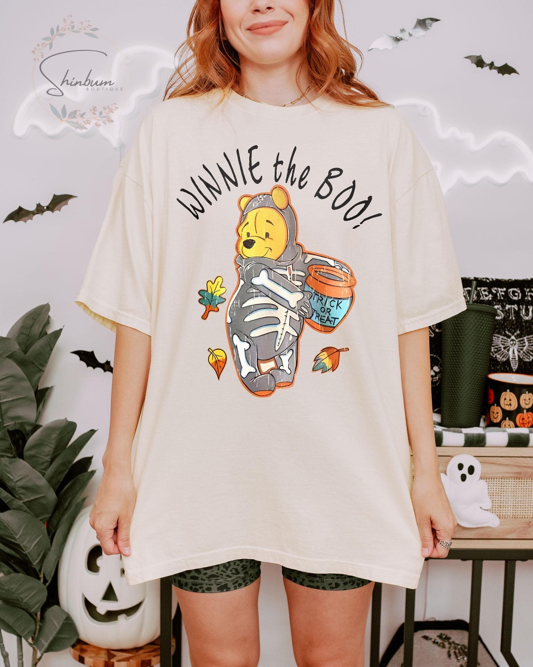Vintage Winnie the Boo Halloween Comfort Colors Shirt, Disneyland ...