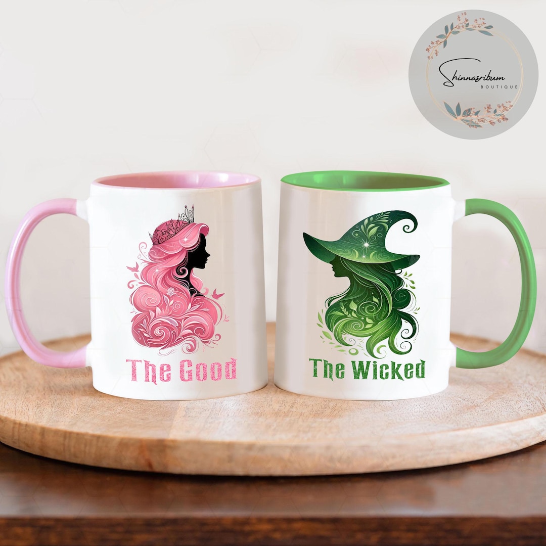 Good Witch and Bad Witch 11oz 15oz Coffee Mugs, Wicked Witch Mug ...