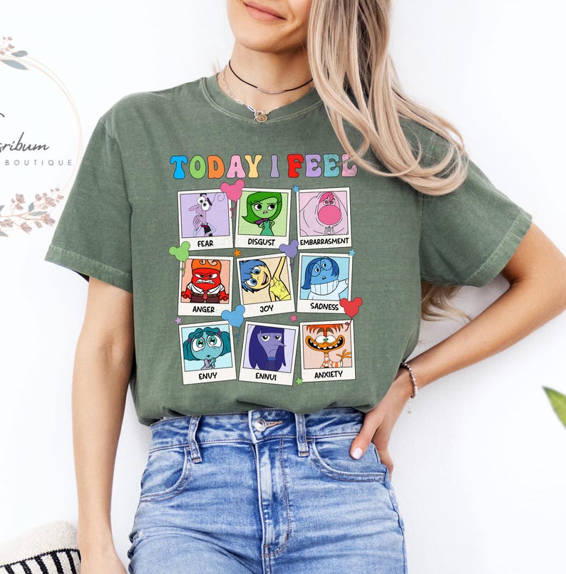 Disney Inside Out Shirt, Disneyland Pixar T-shirt, Today is A Core ...