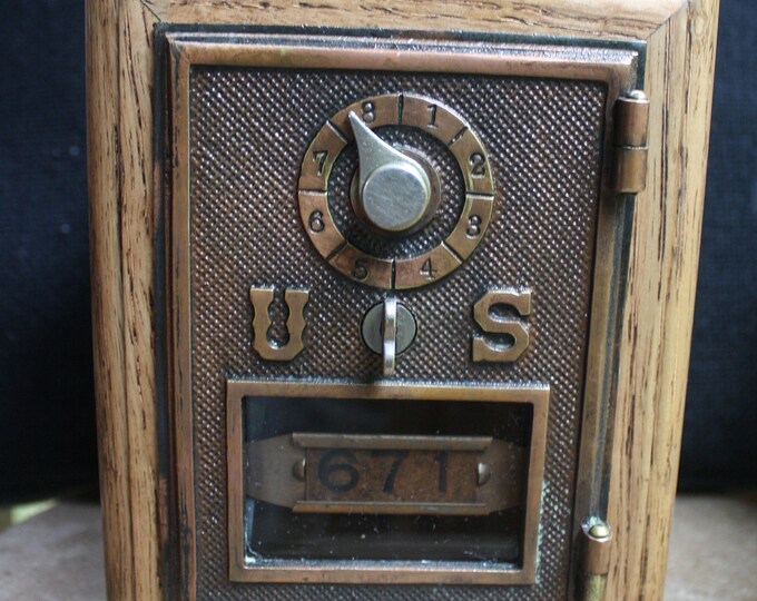 1906 U.S. Post Office Lock Box Door Coin Bank - Etsy