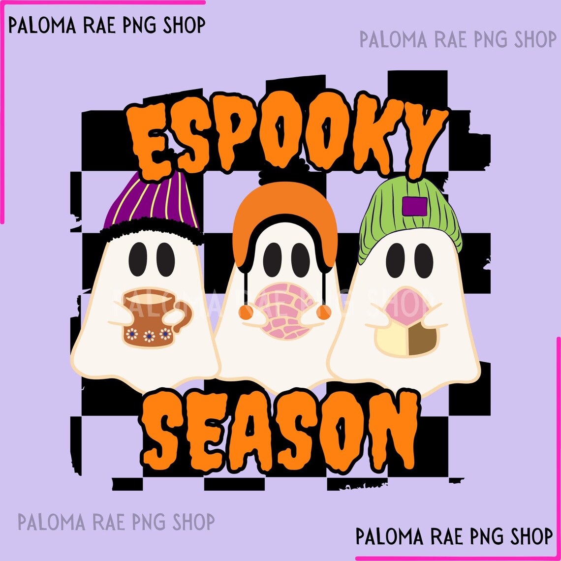 Espooky Season Png, Spooky Season Png, Mexican Halloween Png, Cute ...
