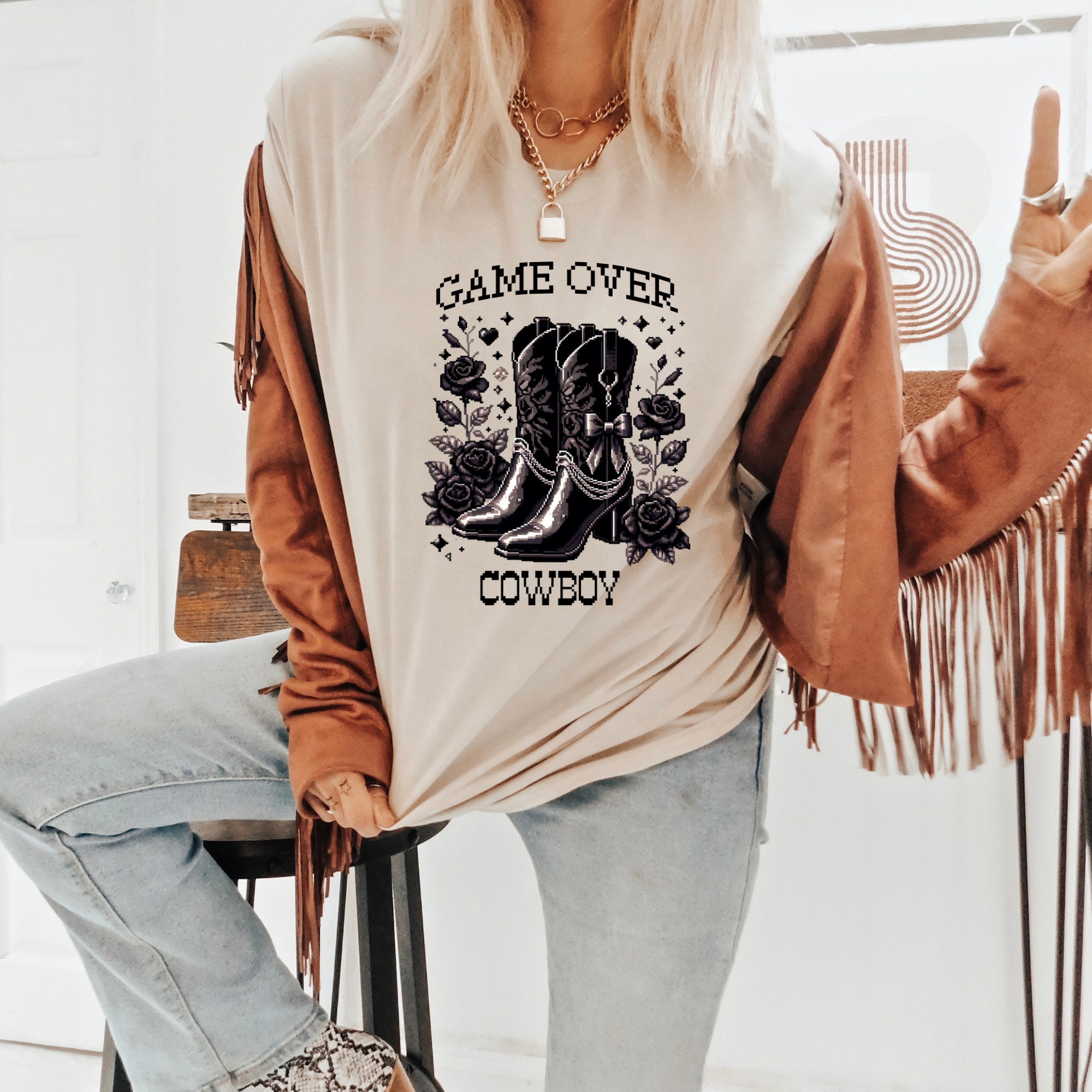 Pixelated Boots Png, Game Over Cowboy Png, Video Game Western Png ...