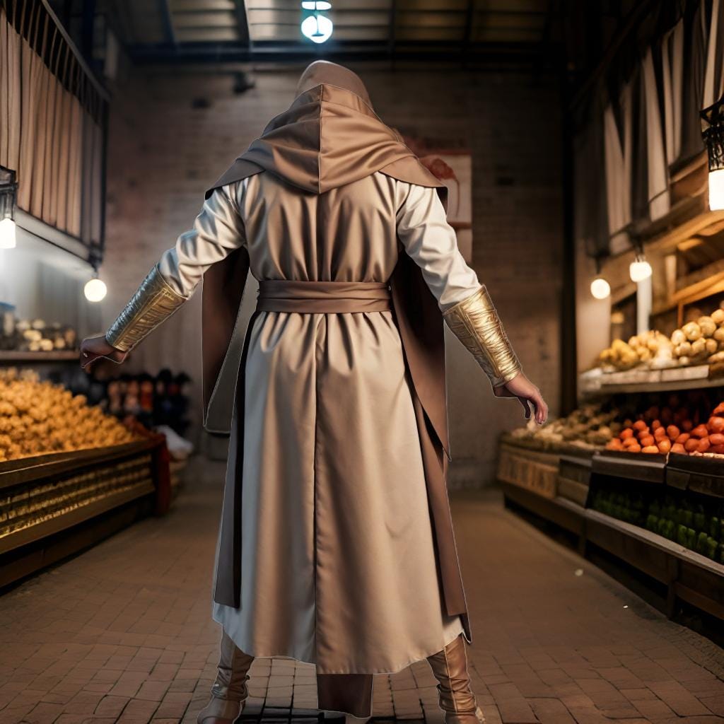 Ancient Greek Cotton Dress for Men, Greek God Men Cosplay Costume ...