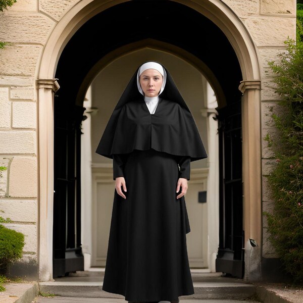 Authentic Nun Costume - Etsy