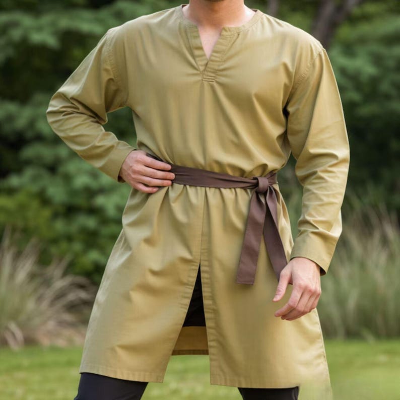 Roman Worker Toga Medieval Tunic | Norse-inspired Men's Costume ...