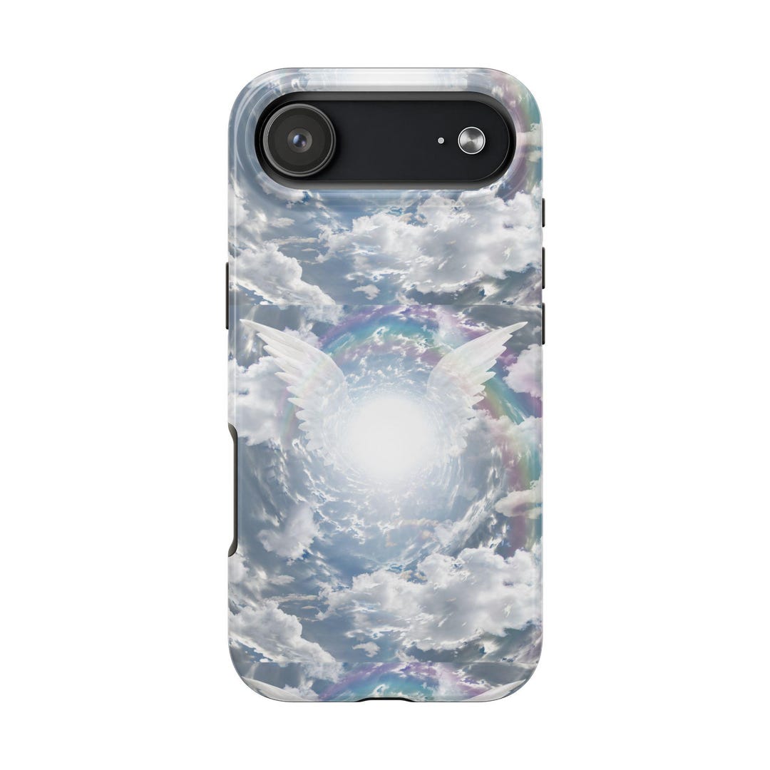 Christian Light and Angel Tough Phone Case for iPhone 17 16 15 14 13 12 ...