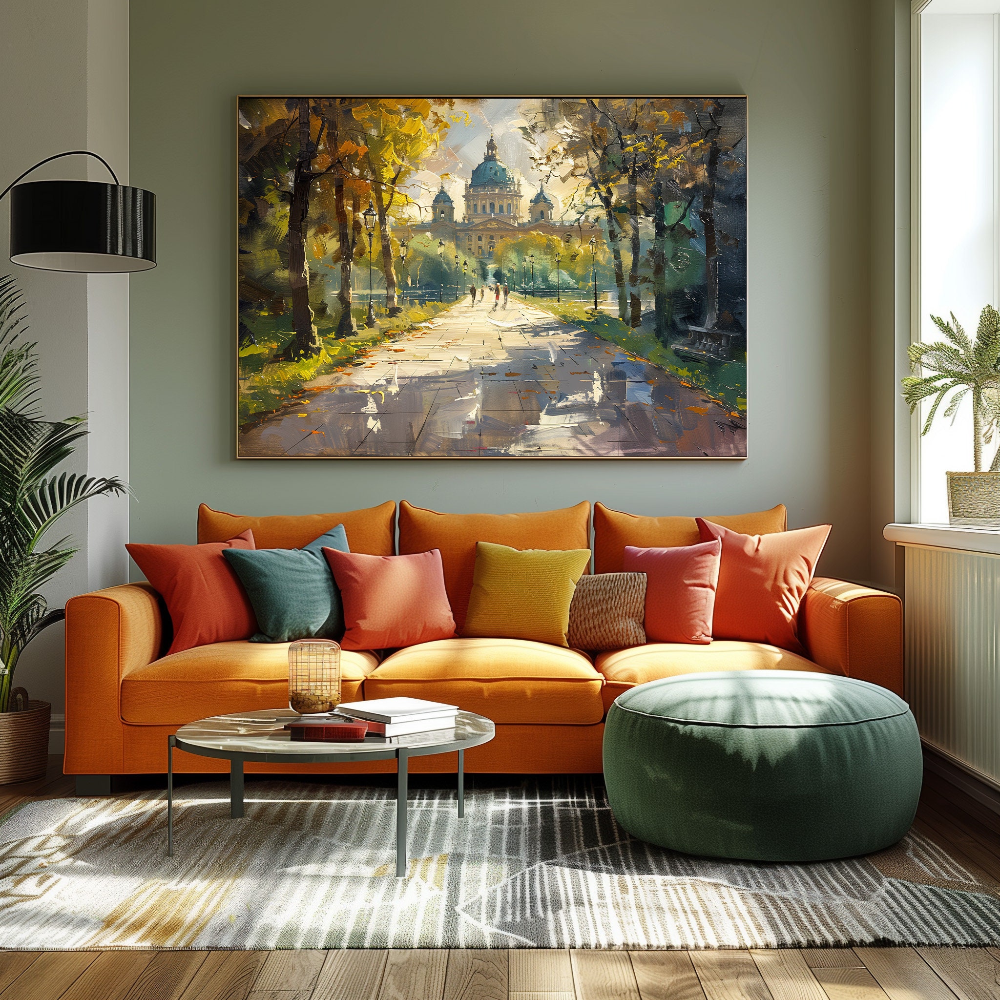 Austria Vienna Hofburg Palace Cityscape Impressionism Oil Painting Wall ...