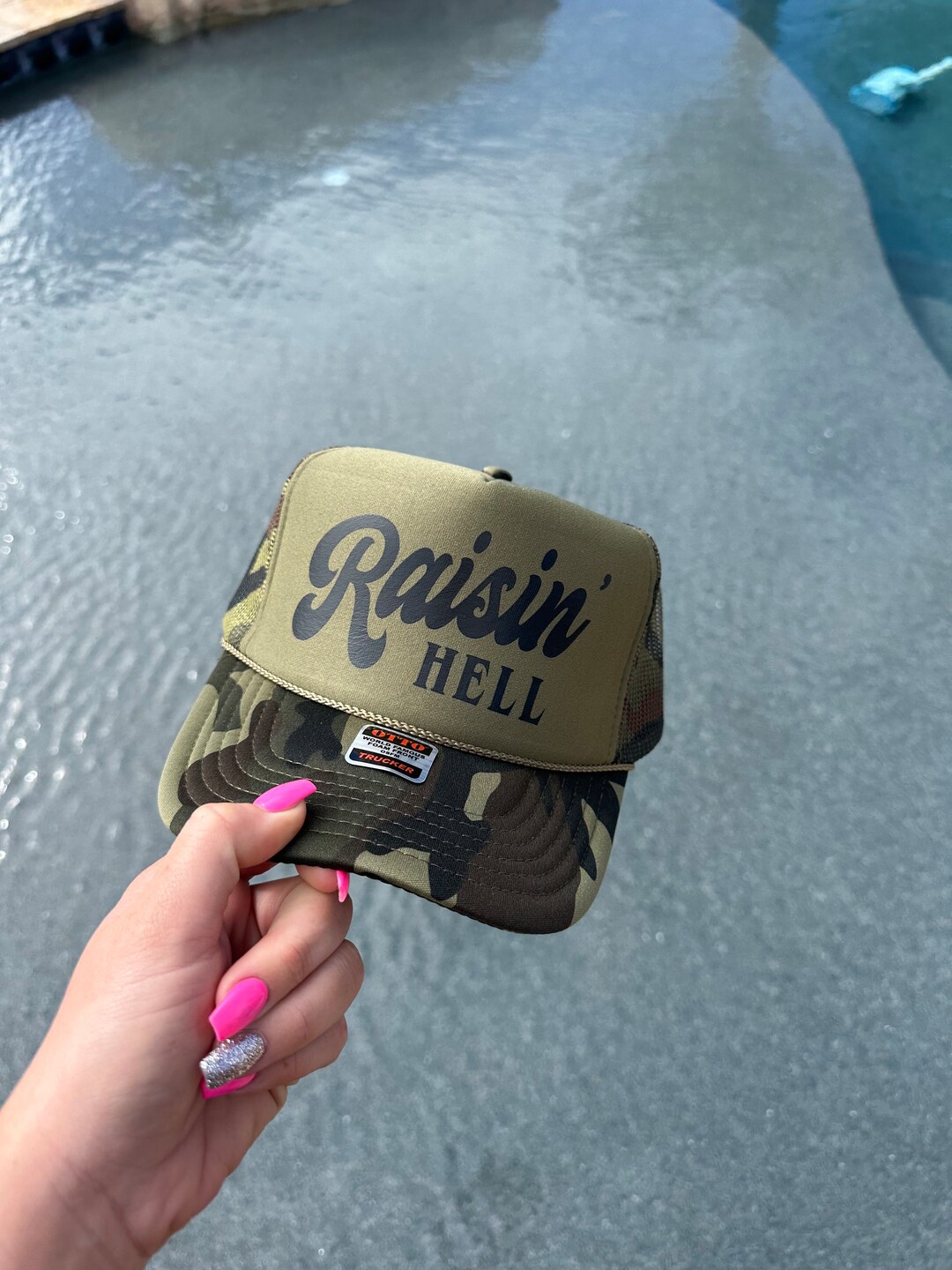 Raisin Hell Trucker Hat - Etsy