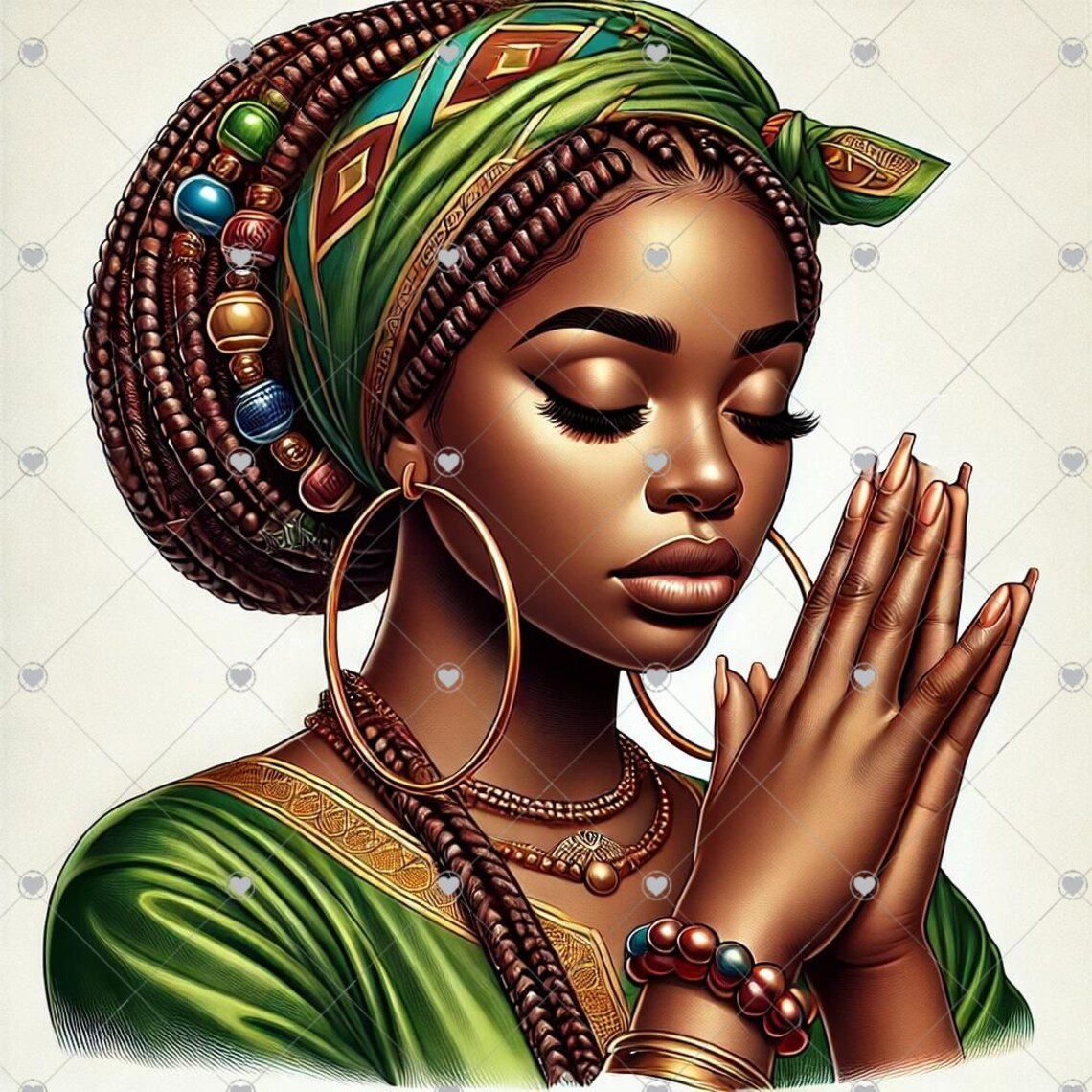 Church Ladies Clipart, Clipart Bundle, Digital Download, African American - Etsy