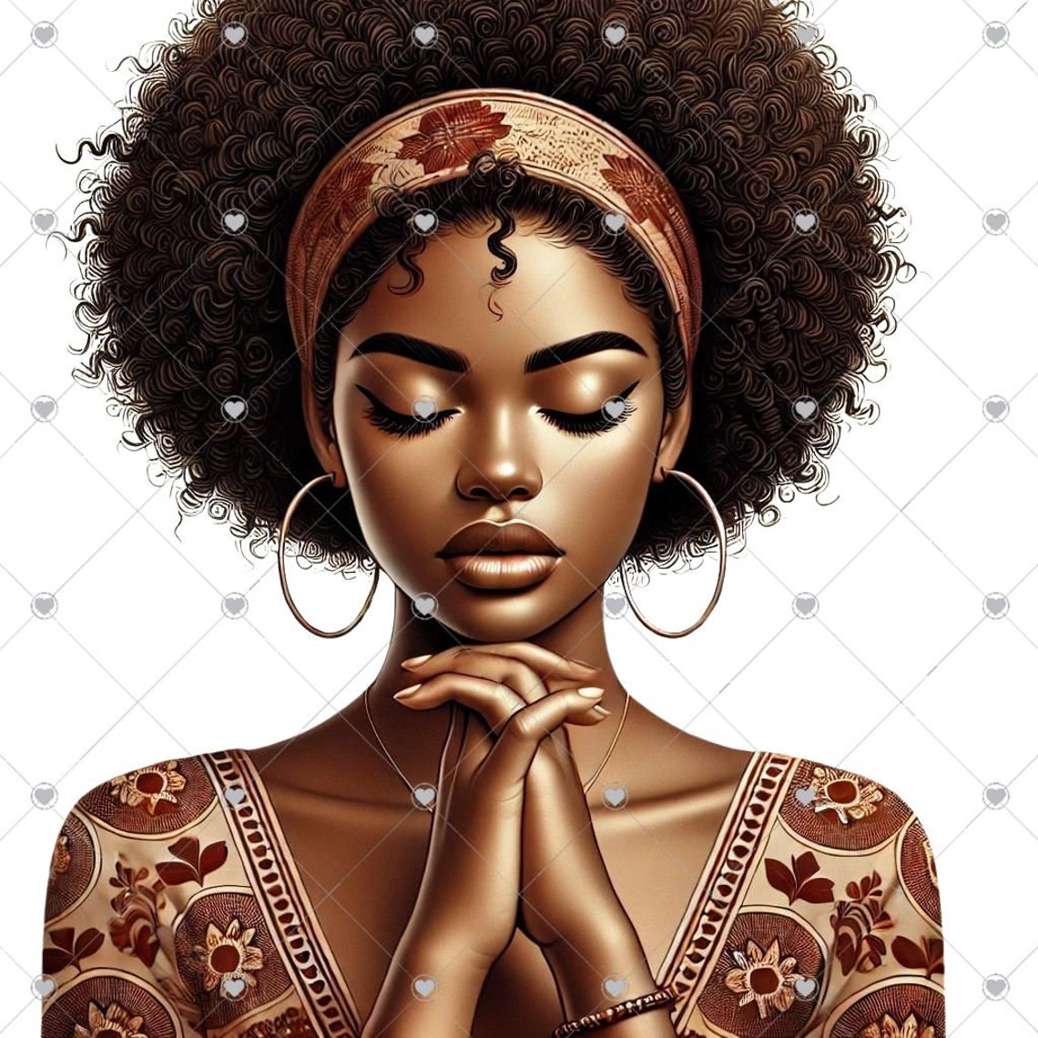 Church Ladies Clipart, Clipart Bundle, Digital Download, African American - Etsy