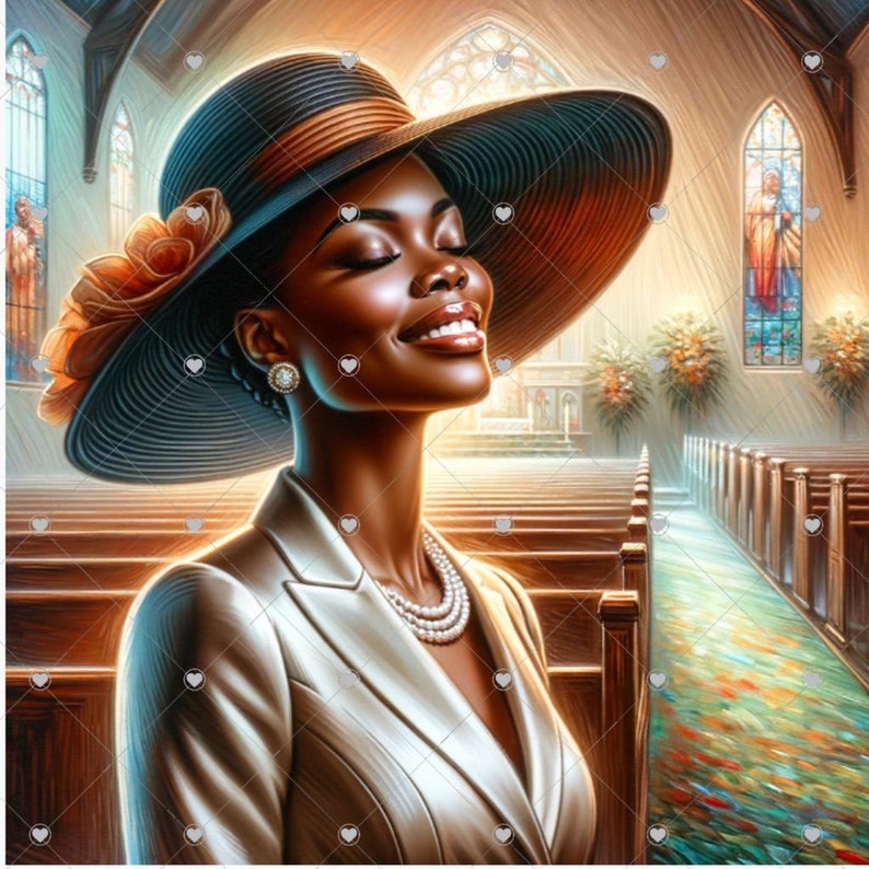 Church Ladies Clipart, Clipart Bundle, Digital Download, African ...