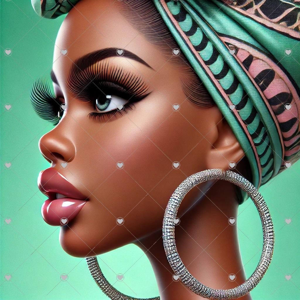 African American Women Clipart, Clipart Bundle, Black Girl Magic ...