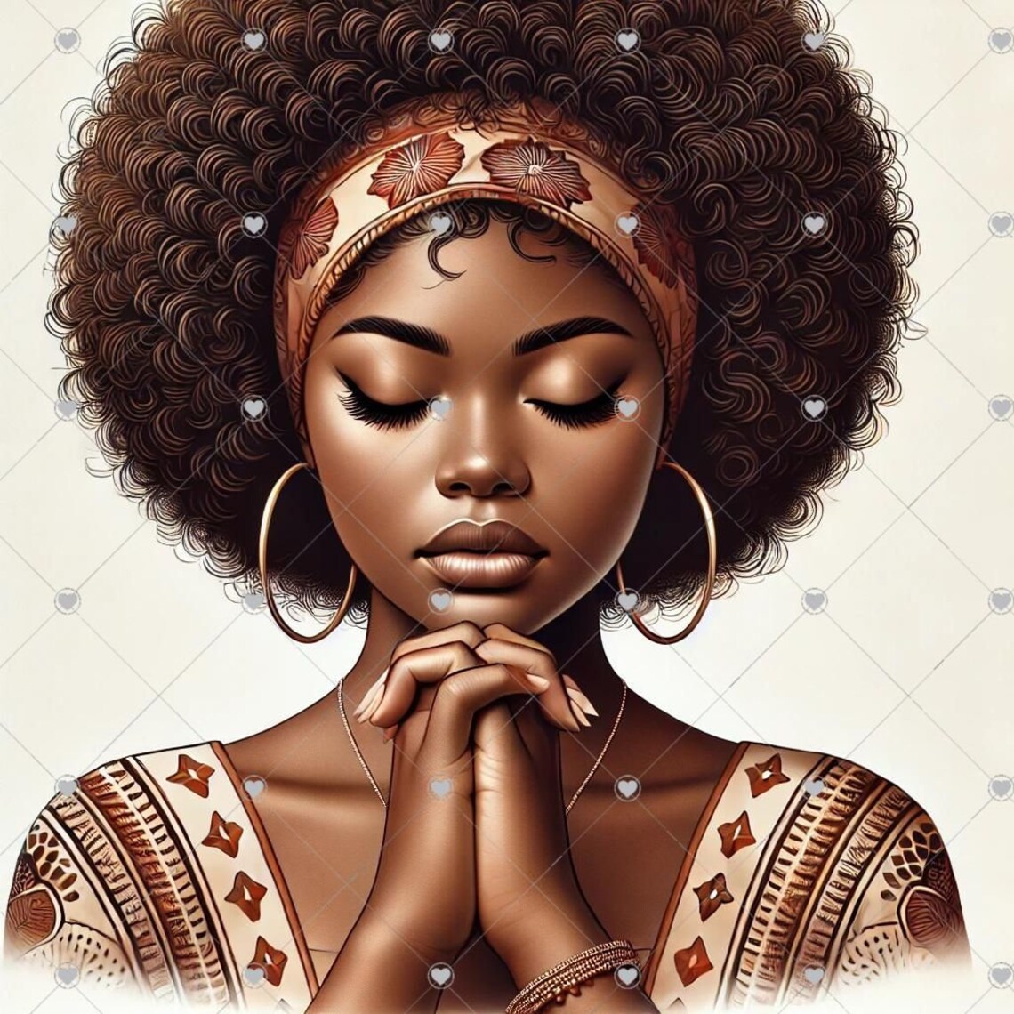 Church Ladies Clipart, Clipart Bundle, Digital Download, African American - Etsy