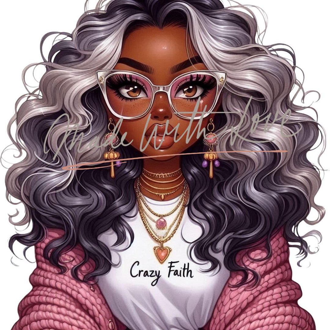 Black Girls Faith PNG, Digital Download, African American Women ...