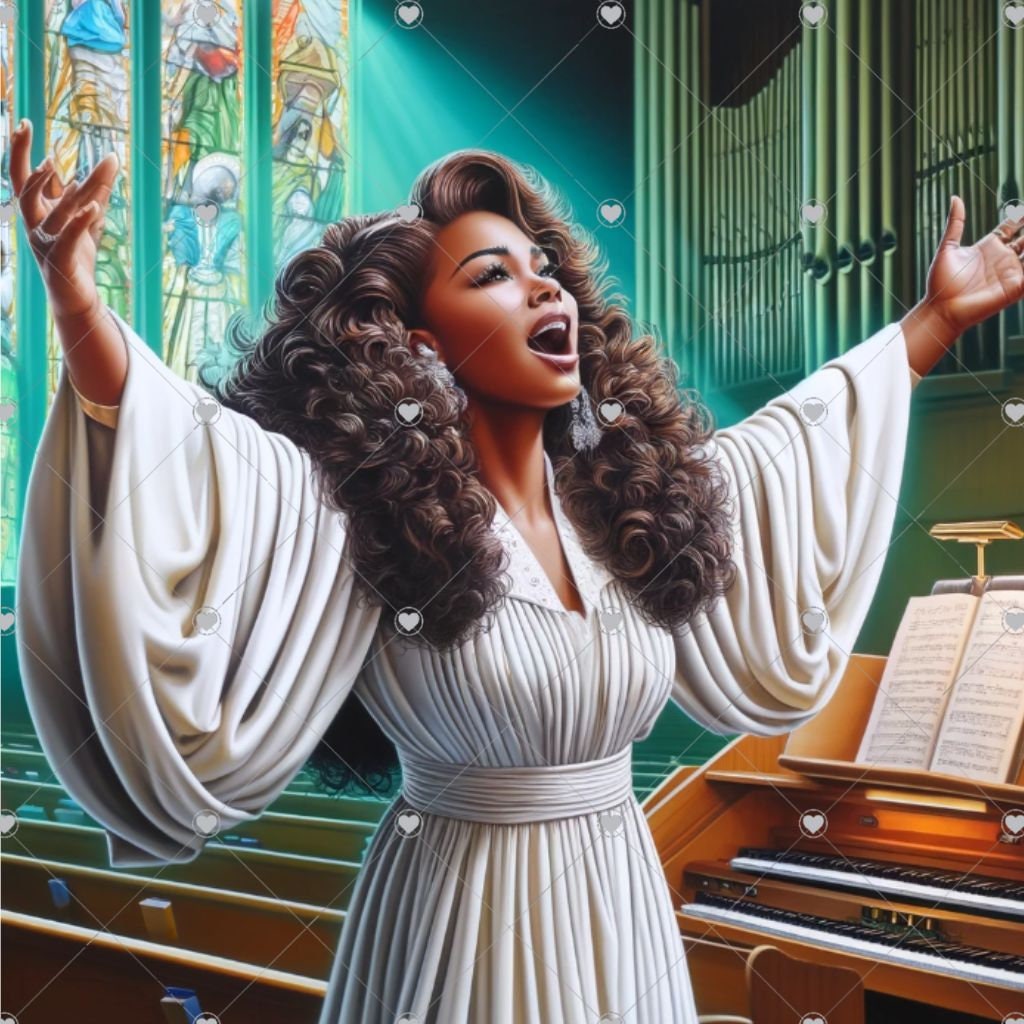 Black Women in Worship Clipart Bundle, Commercial Use, Church Clipart - Etsy