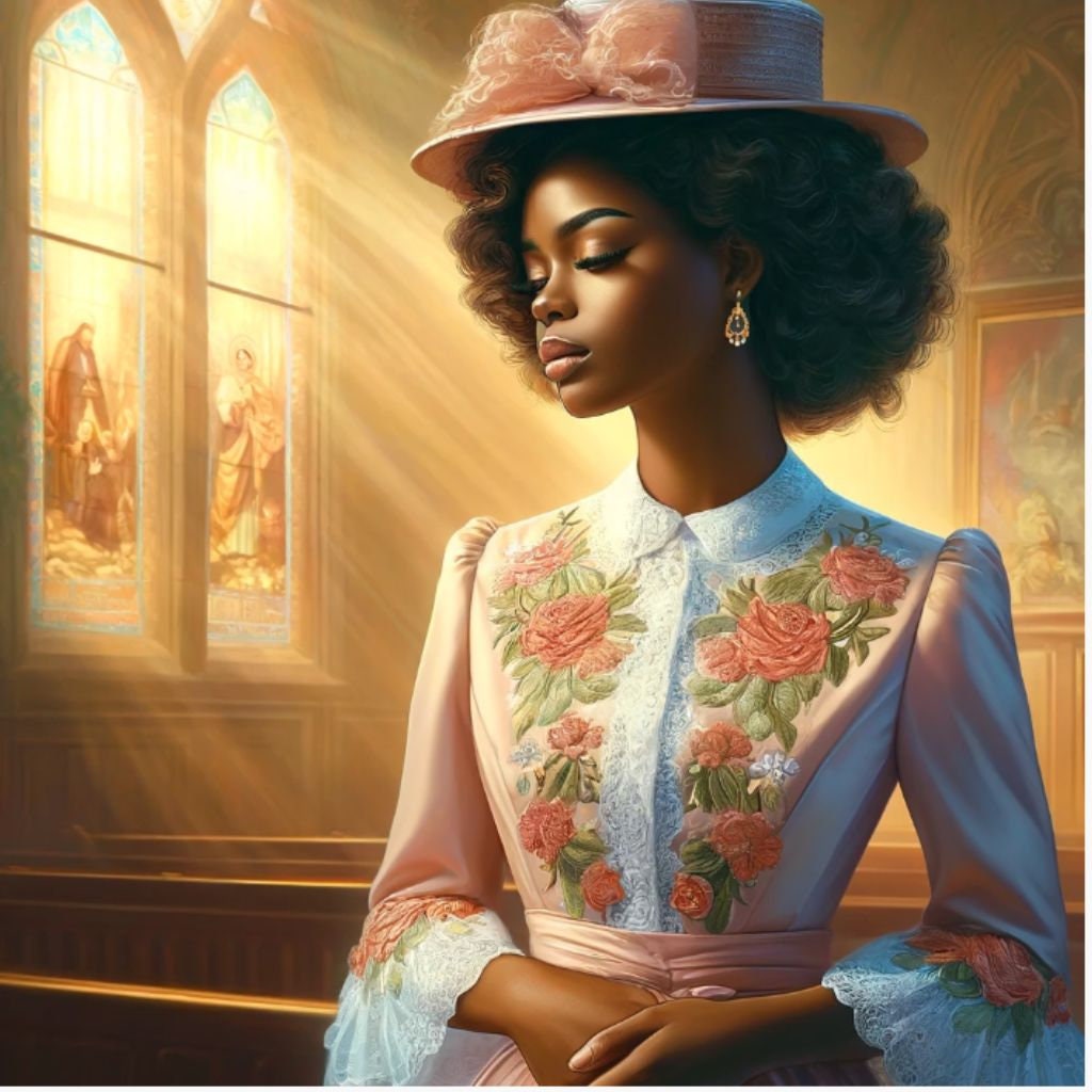 Church Ladies Clipart, Clipart Bundle, Digital Download, African ...