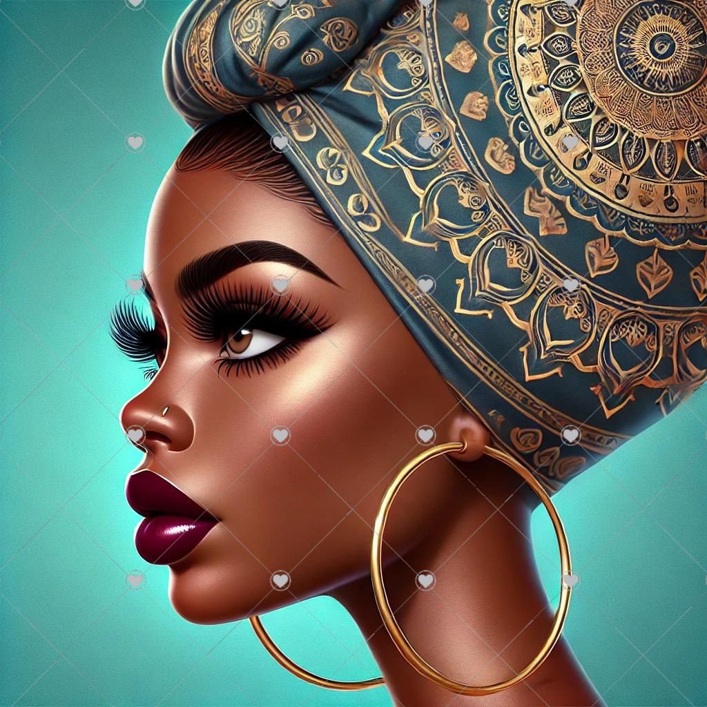 African American Women Clipart, Clipart Bundle, Black Girl Magic, Digital Download - Etsy