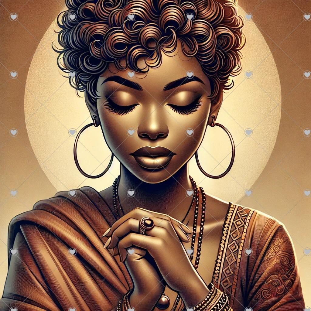 Church Ladies Clipart, Clipart Bundle, Digital Download, African American - Etsy