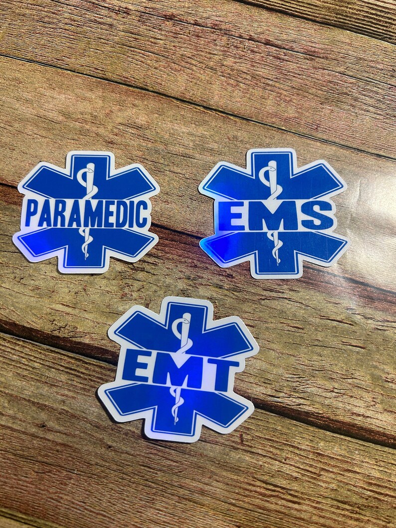 EMT Sticker, Paramedic Sticker, EMS Symbol, EMS Sticker, Ambulance ...