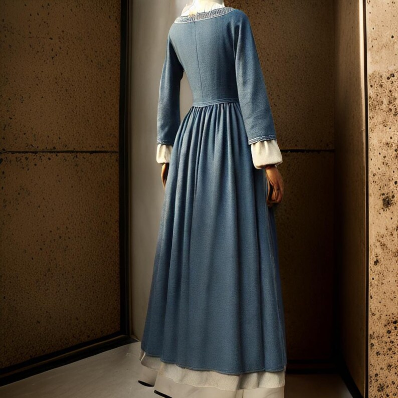 Medieval Prom Dress for Women Women's Renaissance Long Dress Larp Maxi ...