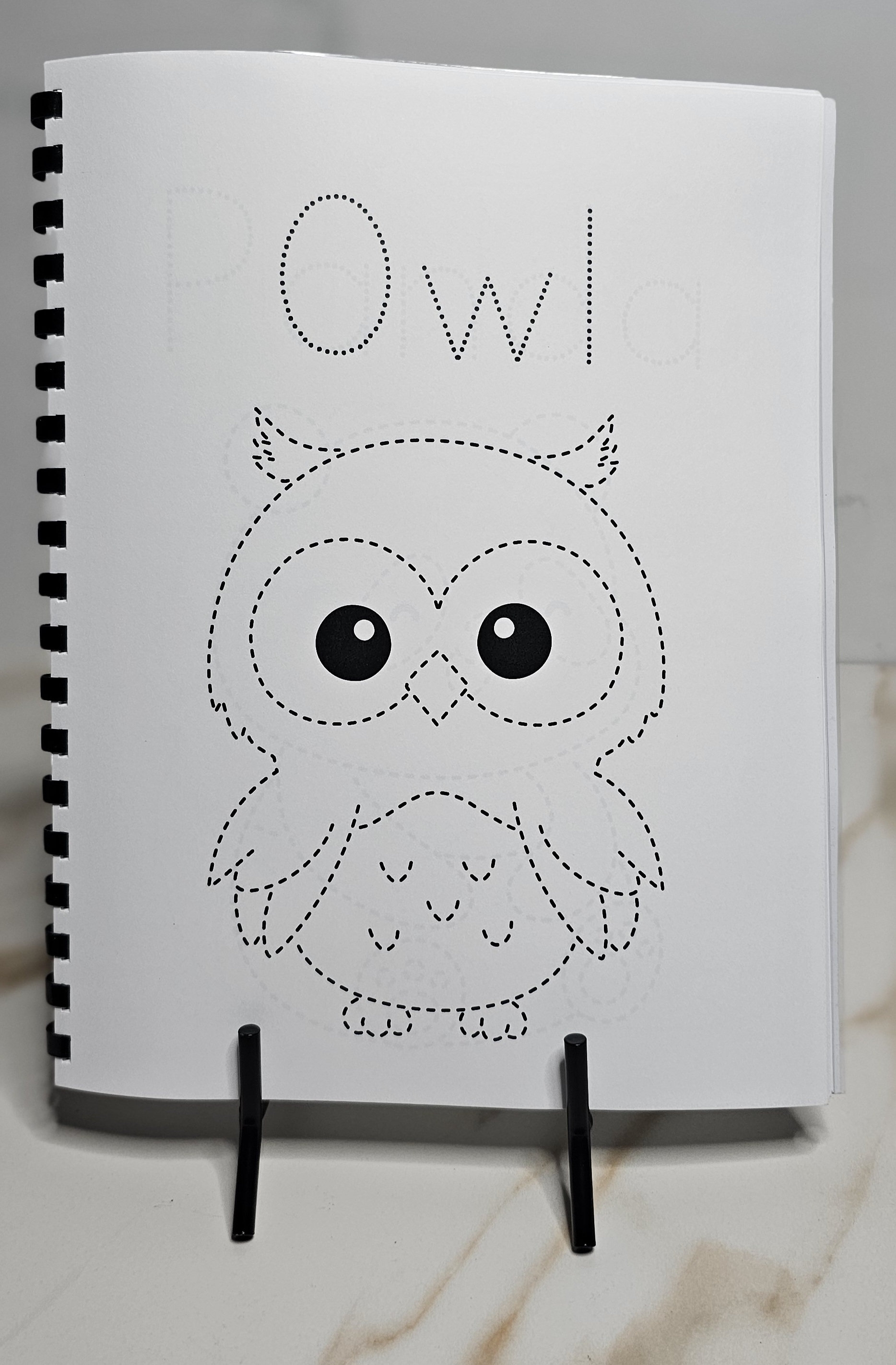 Custom Name Kids Animal Tracing Book - Etsy