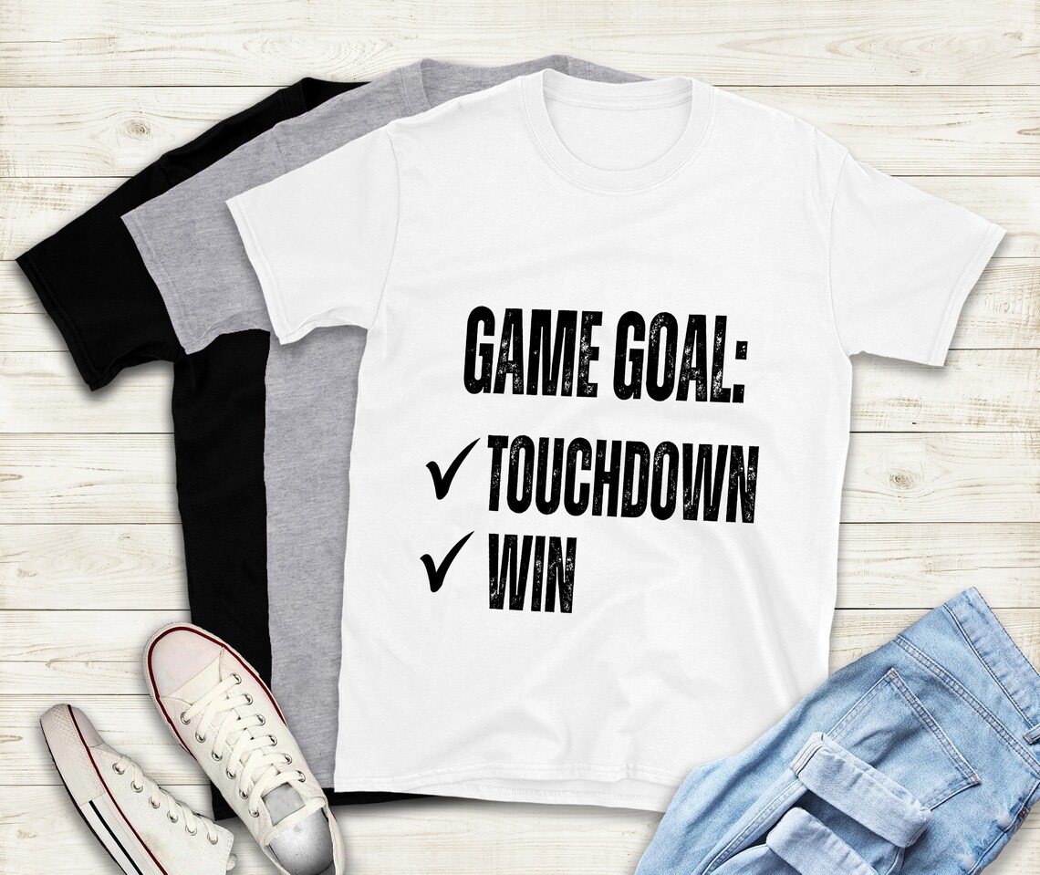 Game Goal: Touchdown, Win | Game Checklist | Sports Goal | Sports Goal ...
