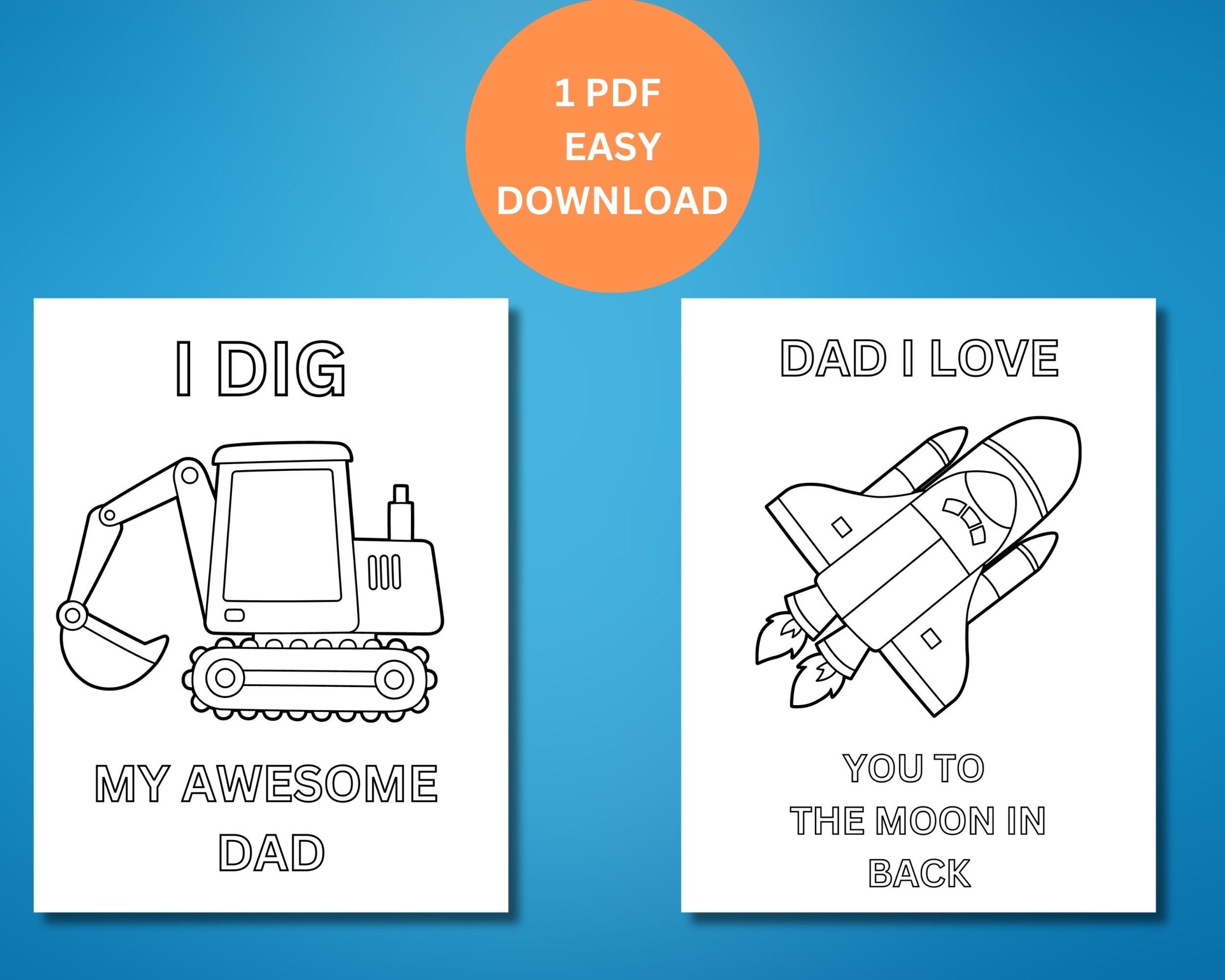 Fathers Day Coloring Pages Fathers Day Coloring Book Fathers Day ...