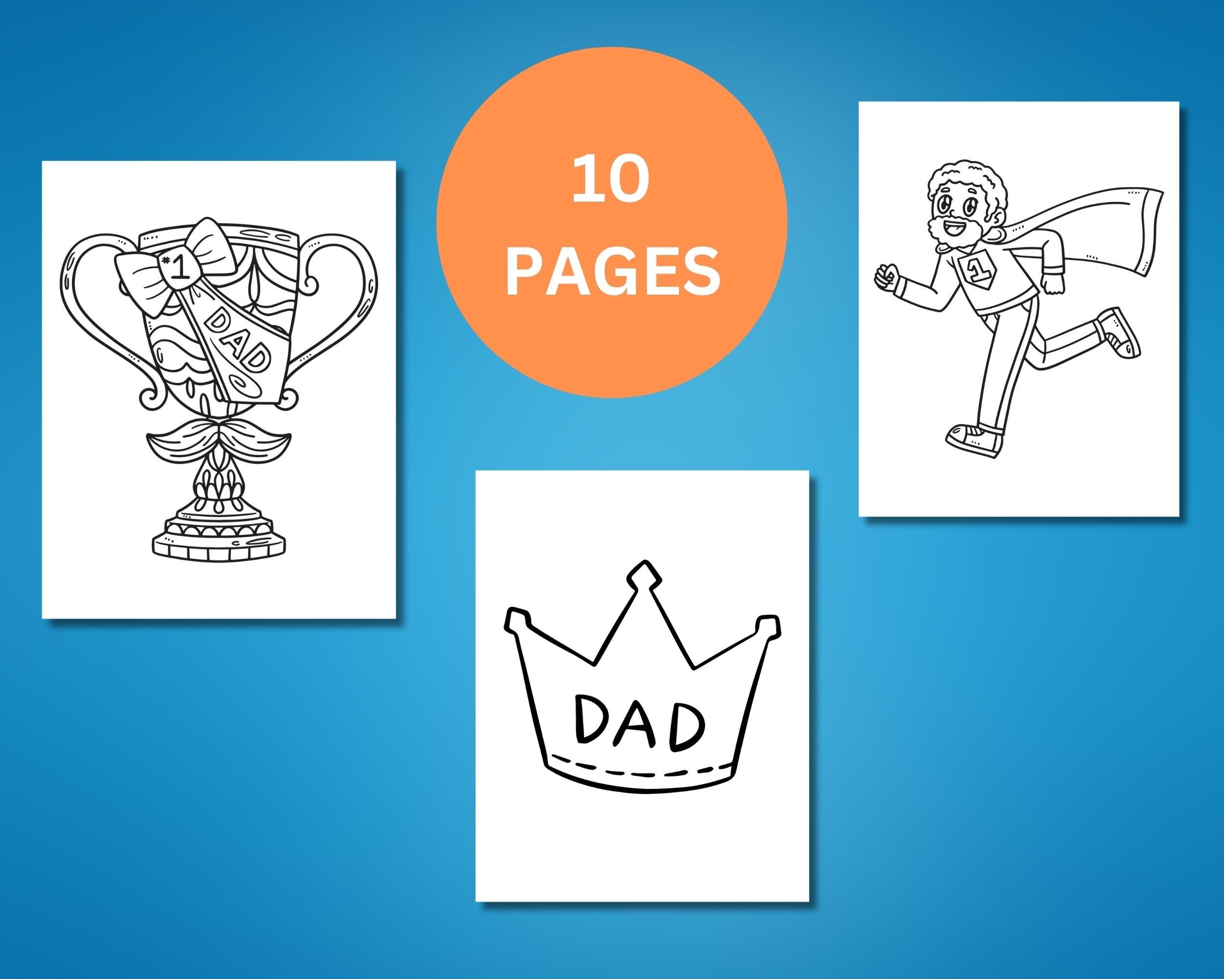 Fathers Day Coloring Pages Fathers Day Coloring Book Fathers Day ...