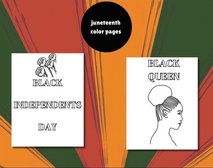 Celebrate Juneteenth Coloring Book for Kids, Juneteenth Activity, Black ...