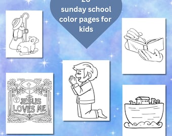 25 Sunday School Coloring Pages, Preschool Bible Verses, Homeschool ...