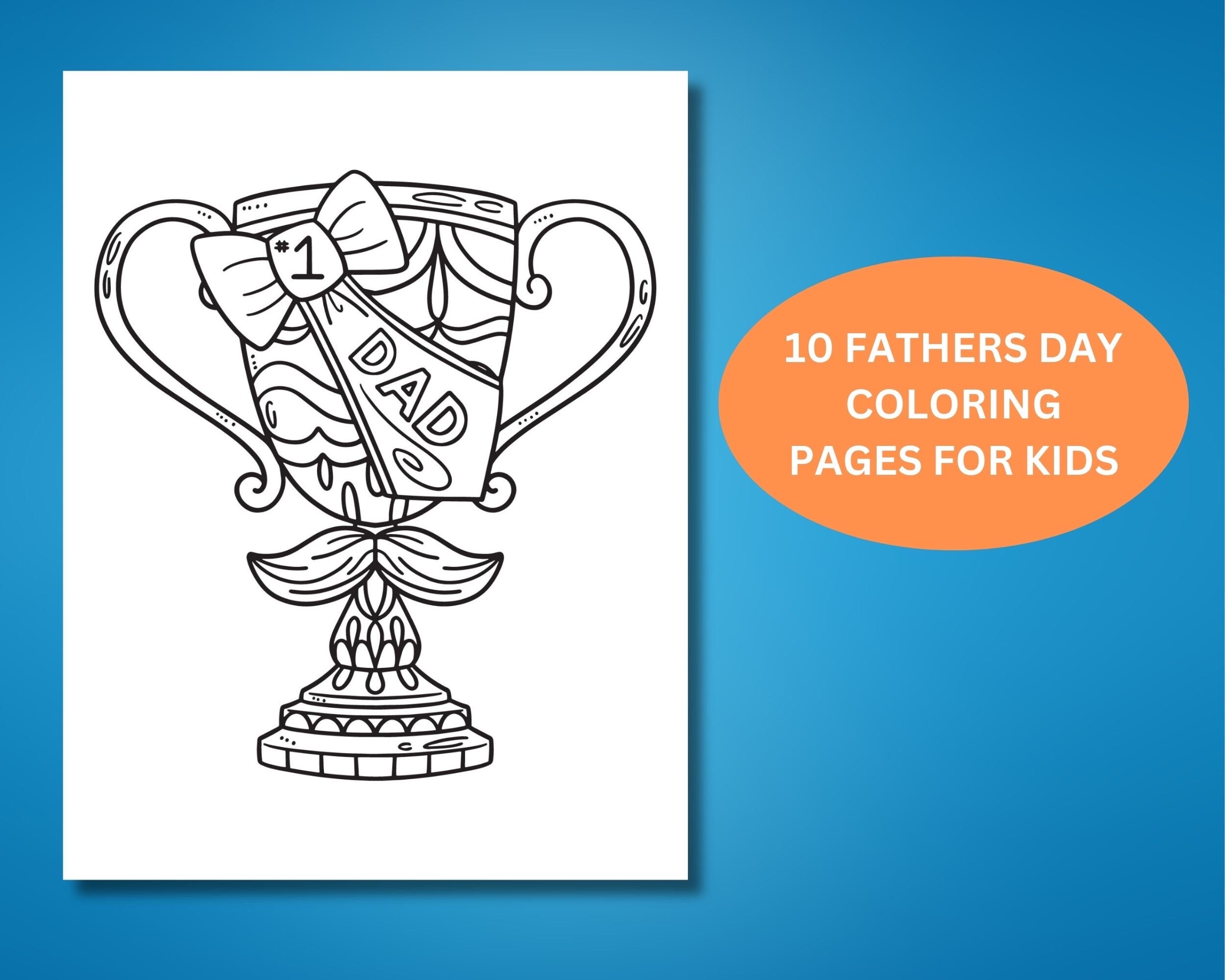 Fathers Day Coloring Pages Fathers Day Coloring Book Fathers Day ...