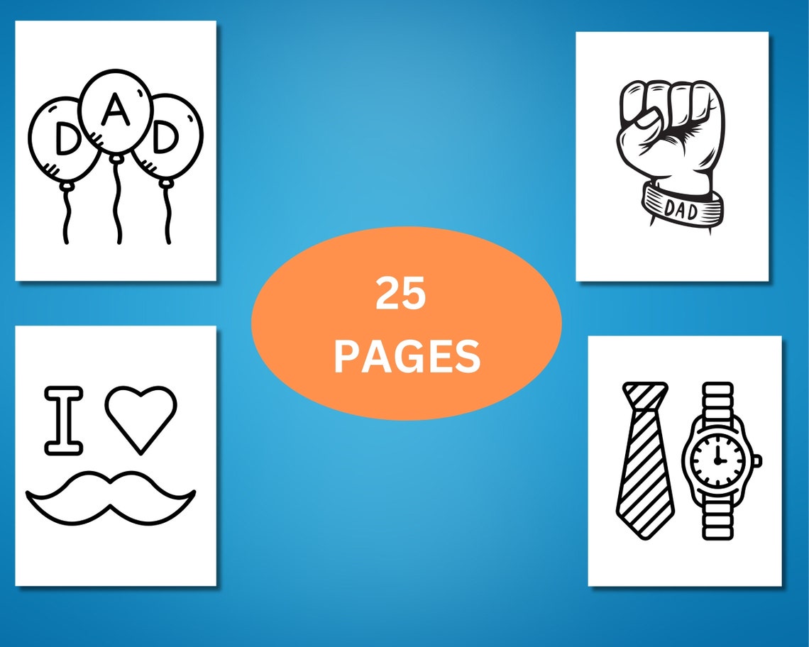 Fathers Day Coloring Pages Fathers Day Coloring Book Fathers Day ...