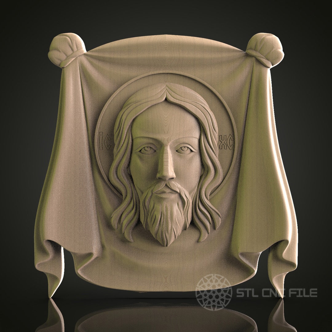 Detailed Jesus Christ 3D STL Model for CNC Router and 3D Printer ...